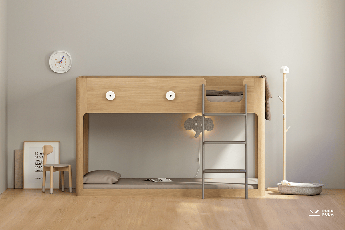PUPUPULA Big Eyes Reversible Low Loft Bed – Suteki