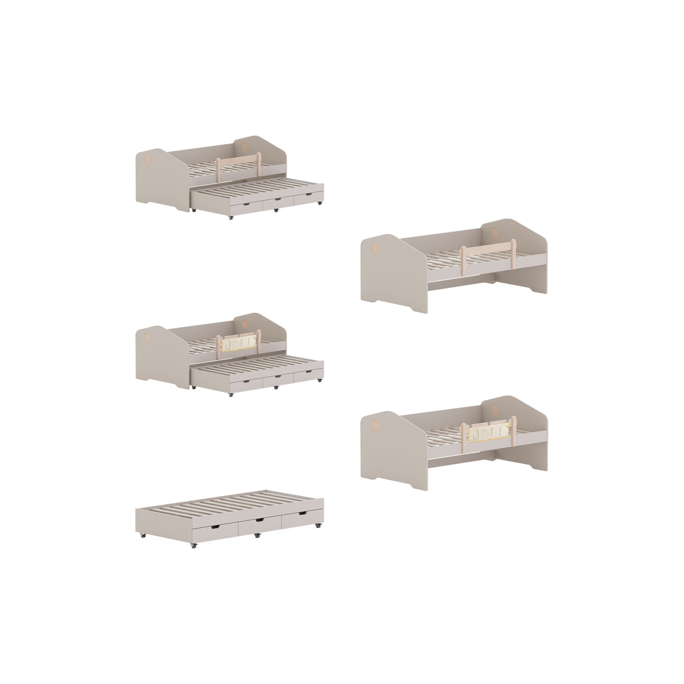 Pupupula Little House Trundle Bed – Suteki